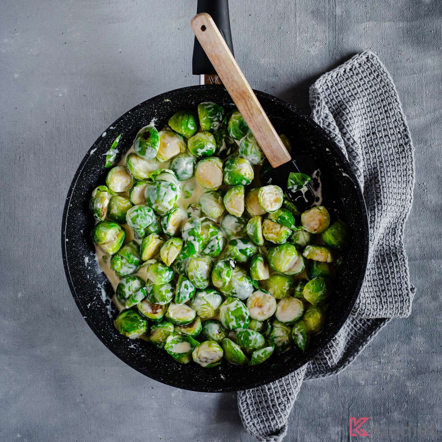 Roasted Brussels Sprouts with Swiss Cheese and Pancetta | KetoDiet ...