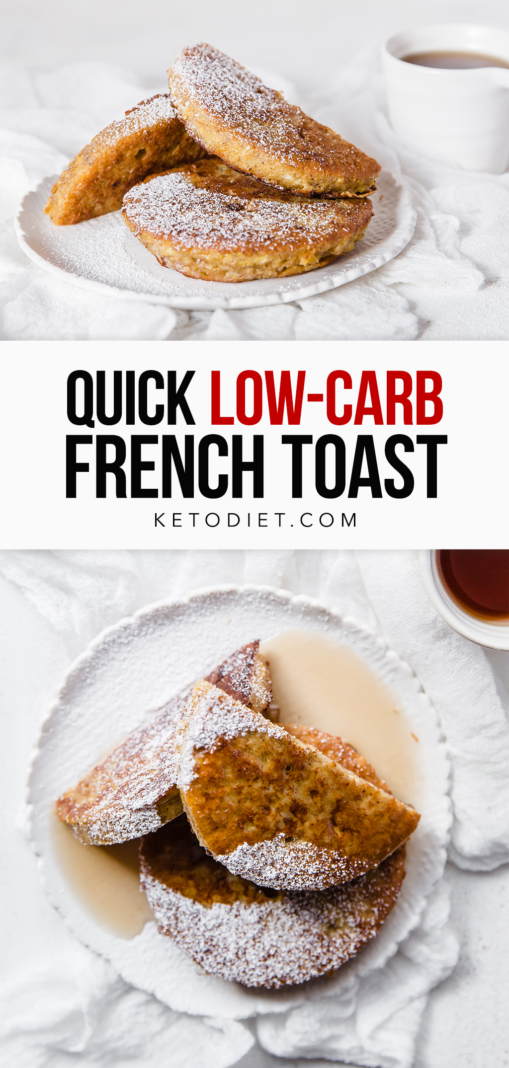 Quick Low-Carb French Toast Made in 15 Minutes | KetoDiet: Real Food ...