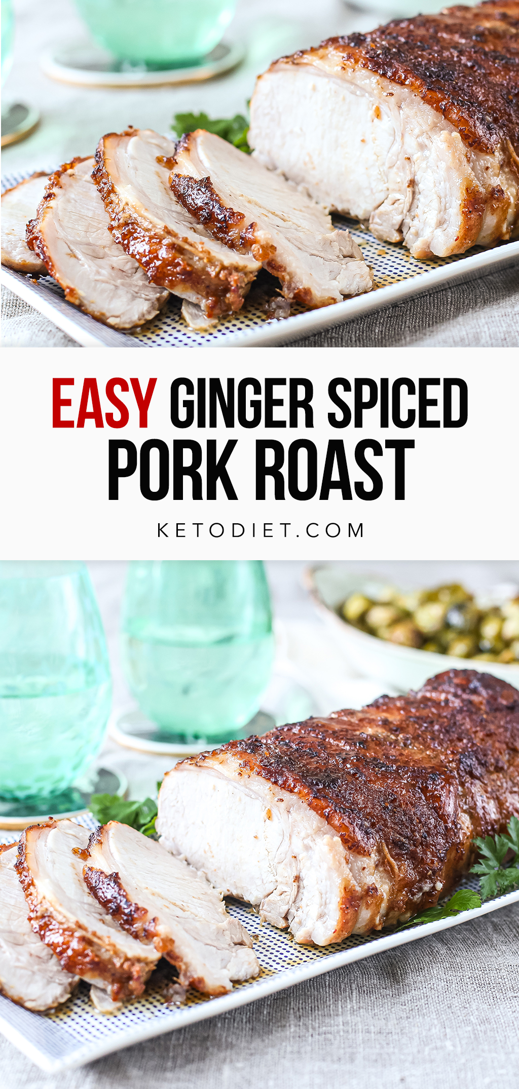 Ginger Spiced Pork Roast for Holidays | KetoDiet: Real Food, Real Results