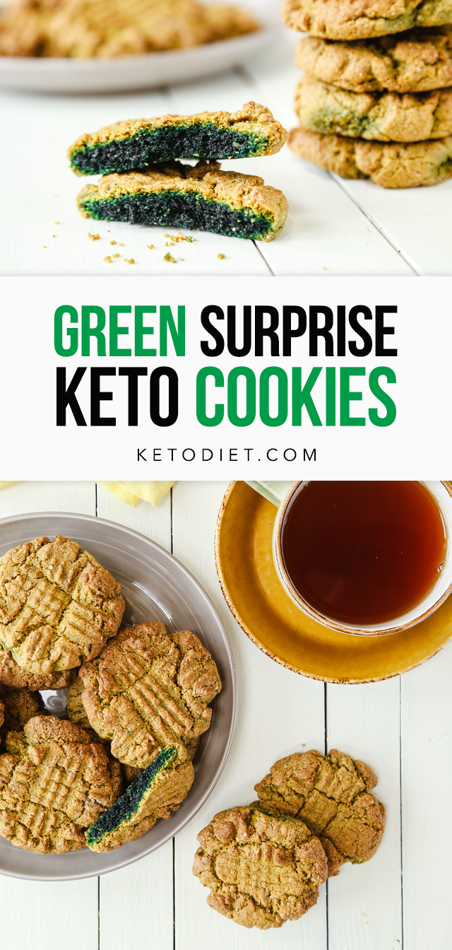 Green Surprise Keto Cookies (Nut-Free and Only 5 Ingredients ...