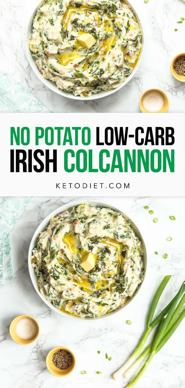 No Potato Low-Carb Irish Colcannon | KetoDiet: Real Food, Real Results